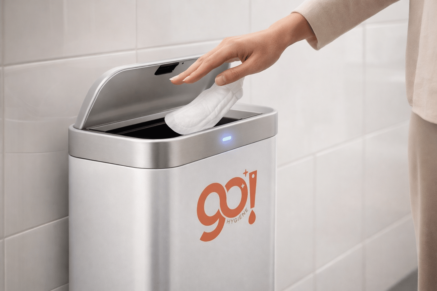 Sanitary Waste Bin, touchless VH701| Female hygiene Bins